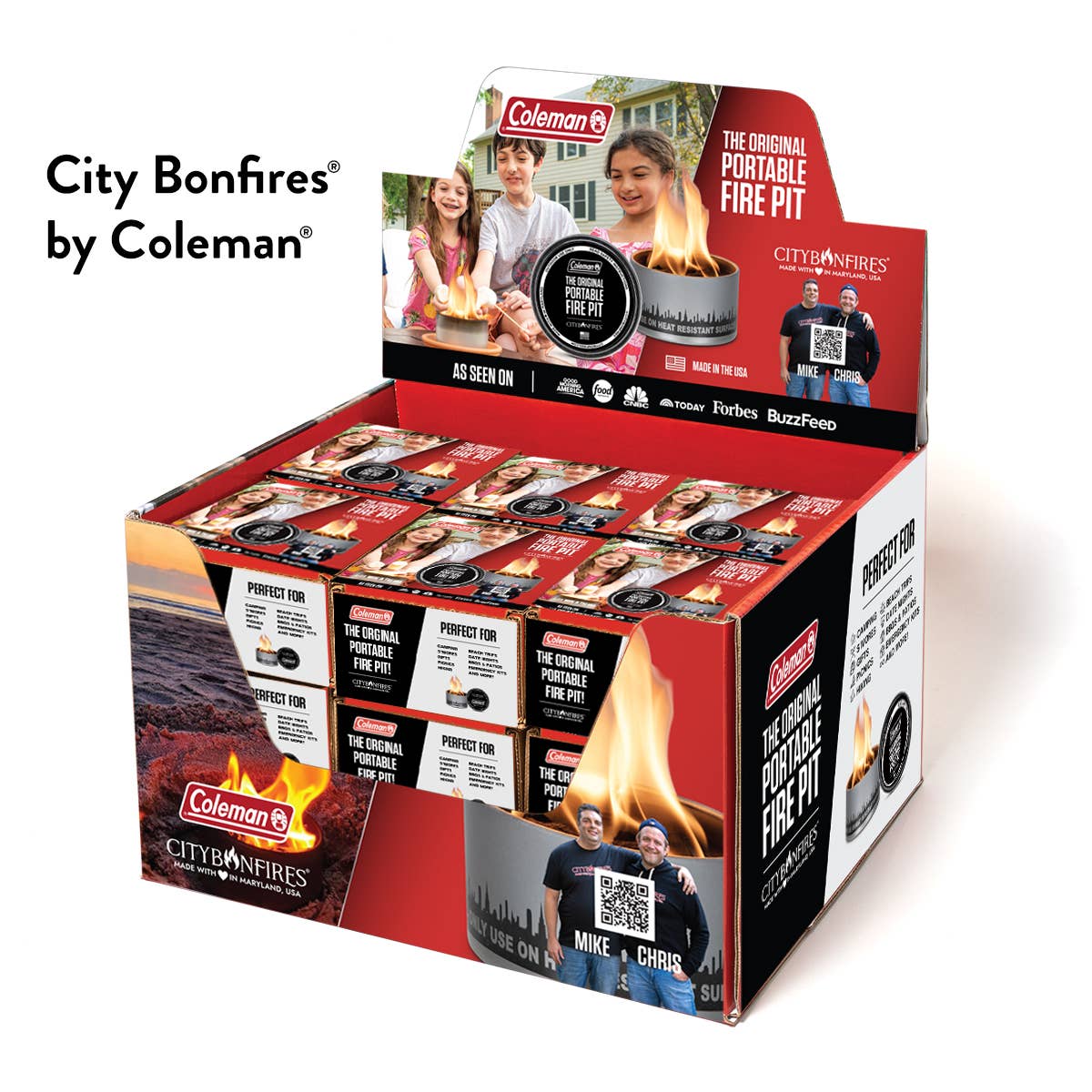City Bonfires® by Coleman® Mini Portable Fire Pits – North County Supply