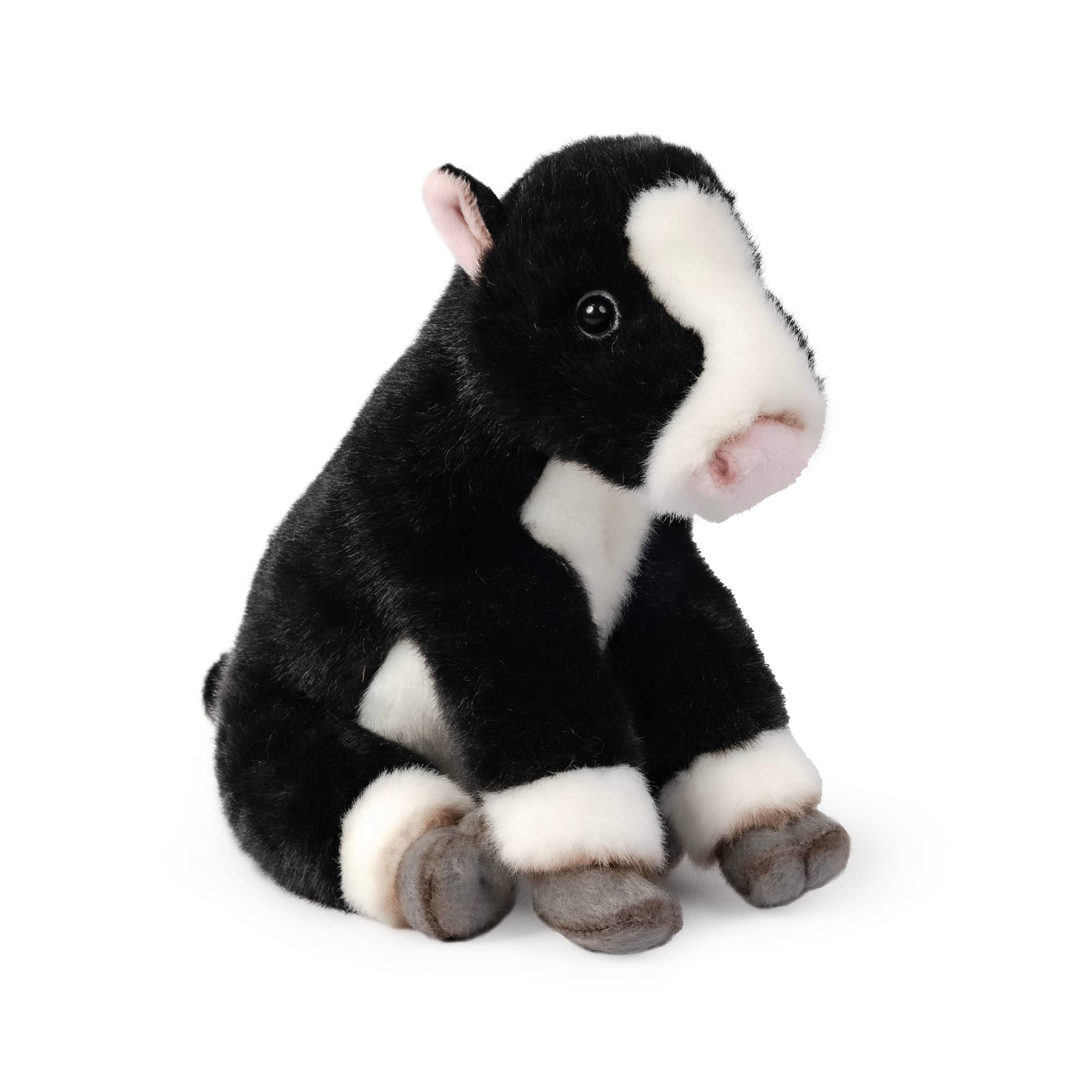 Living Nature Sitting Friesian Calf Plush – North County Supply